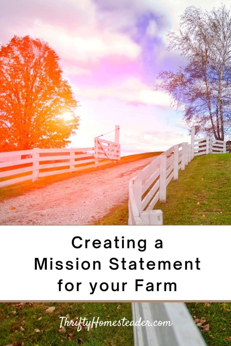 Creating a Mission Statement for your Farm